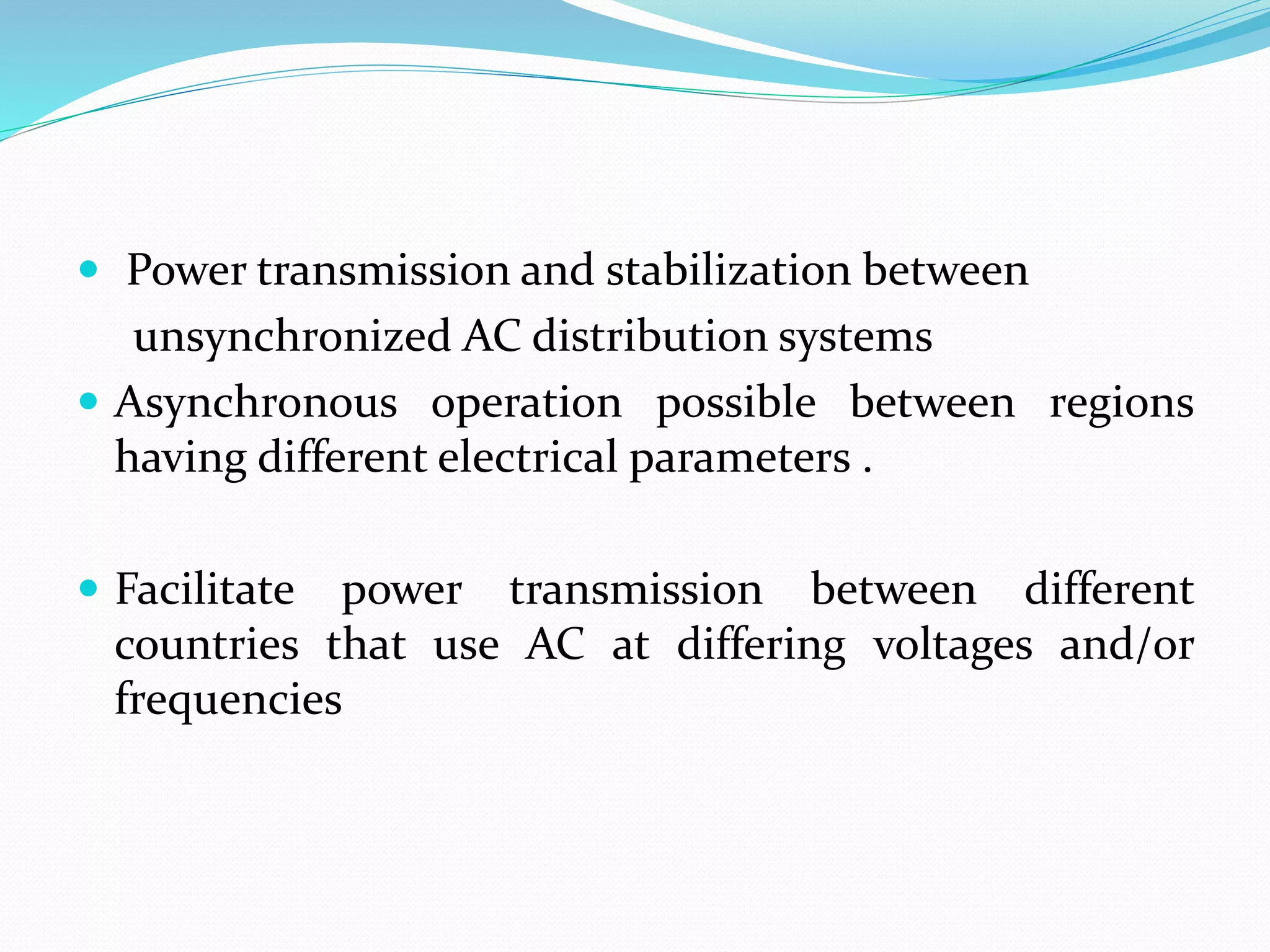 HVDC TRANSMISSION LINE PPT | PPTX