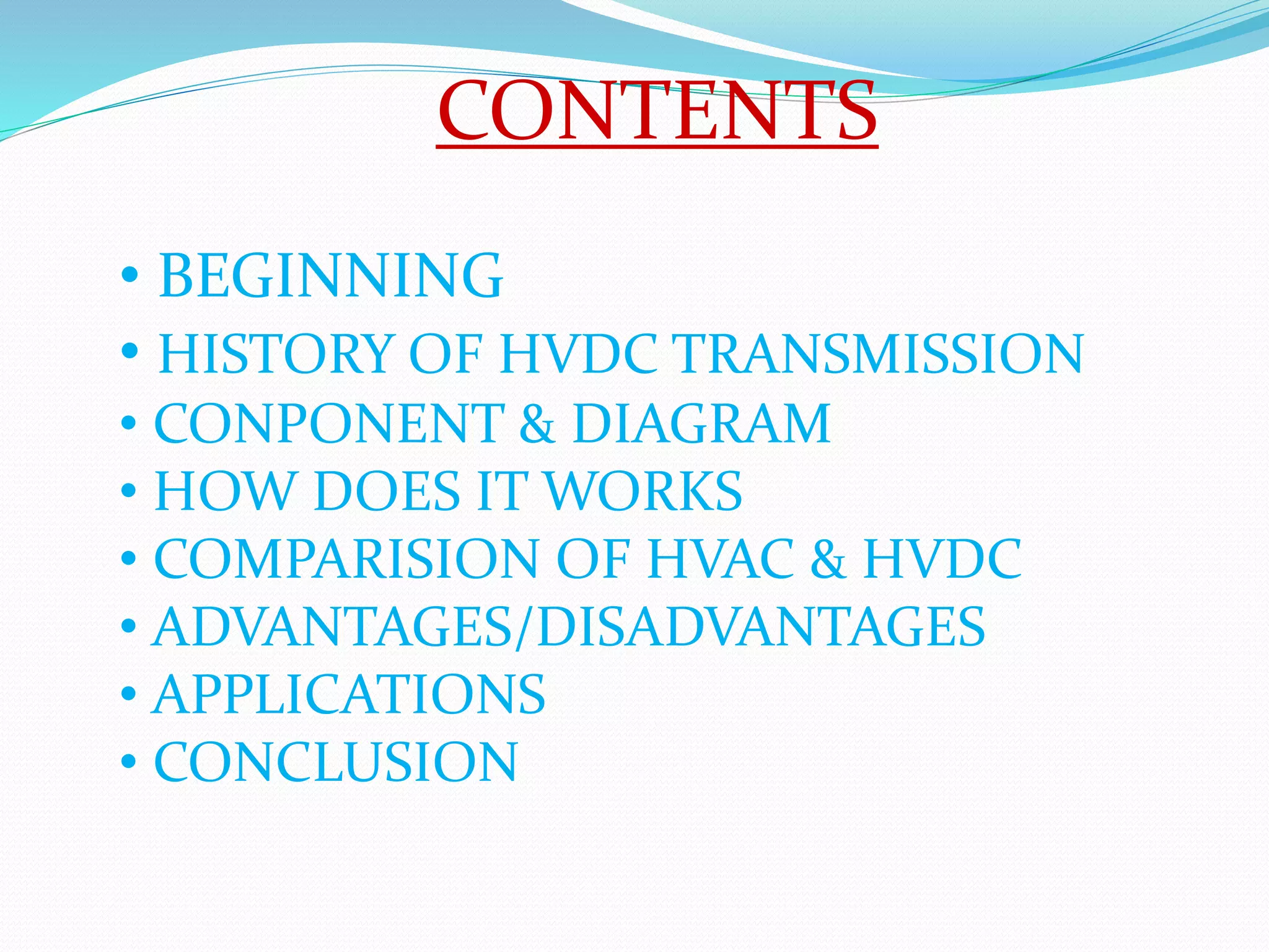 HVDC TRANSMISSION LINE PPT | PPTX