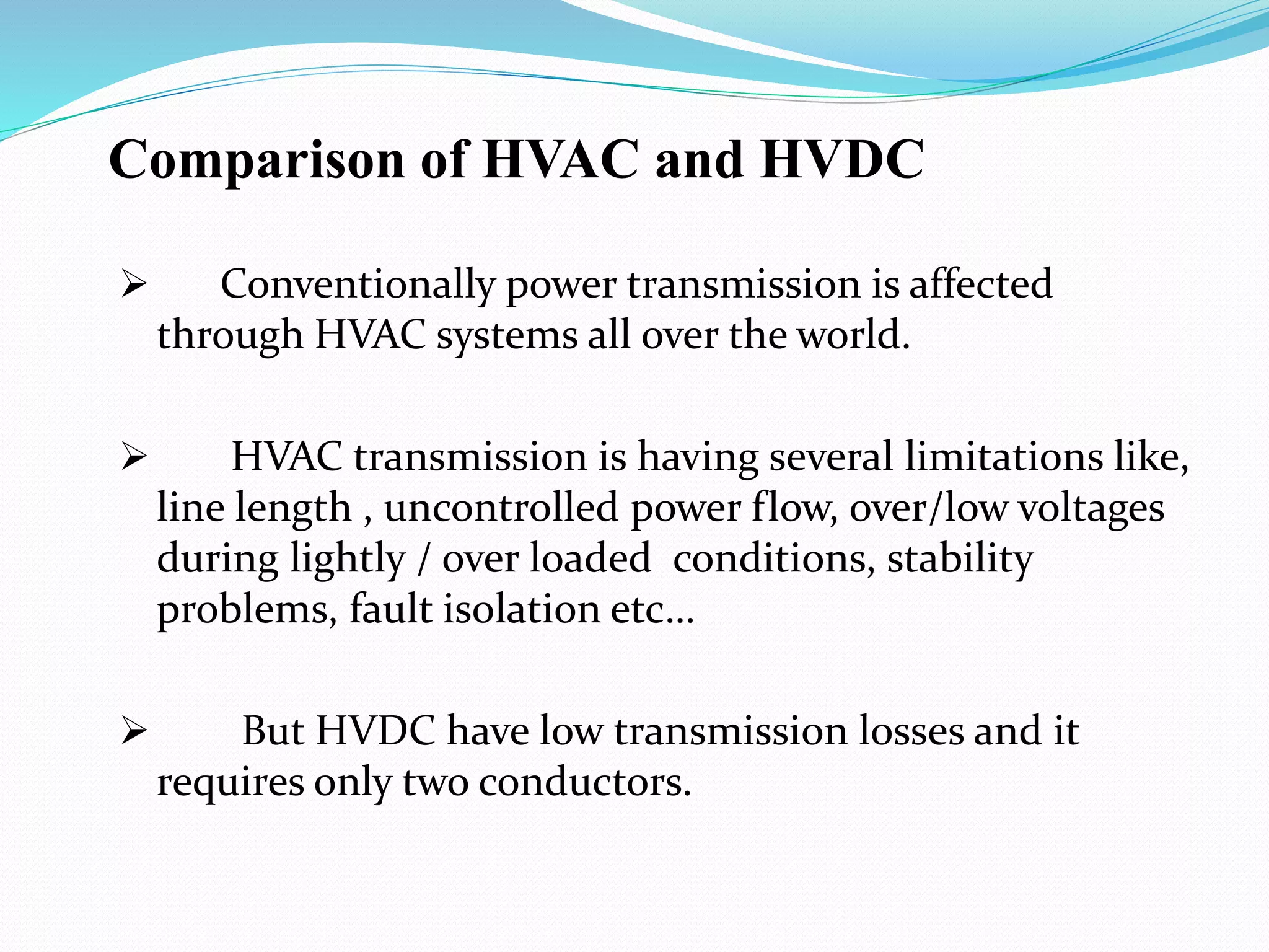 Hvdc transmission seminar | PPTX