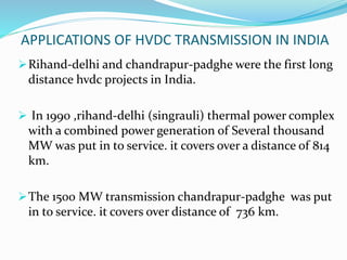 Hvdc transmission seminar | PPTX