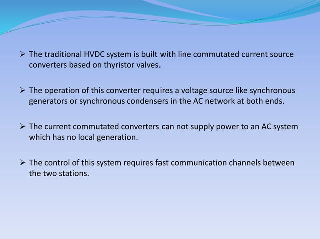 Hvdc system.pptx | Computer Networking | Computing