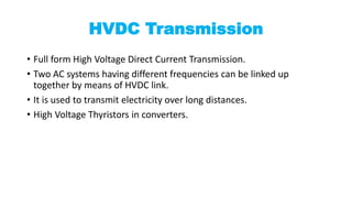Hvdc transmission | PPTX
