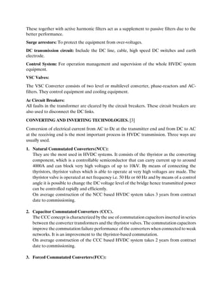 Hvdc transmission | PDF