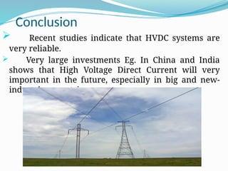 HVDC TRANSMISSION ghjghbin yjuhyhi. Hhuj | PPTX | Computer Networking | Computing
