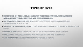 Hvdc transmission line presentation for seminar .pdf