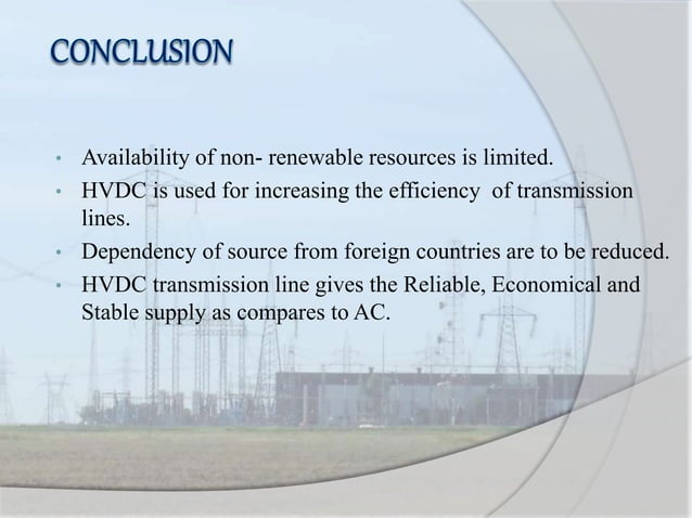 Hvdc transmission system | PPTX