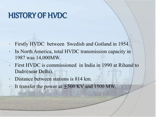 Hvdc transmission system | PPTX
