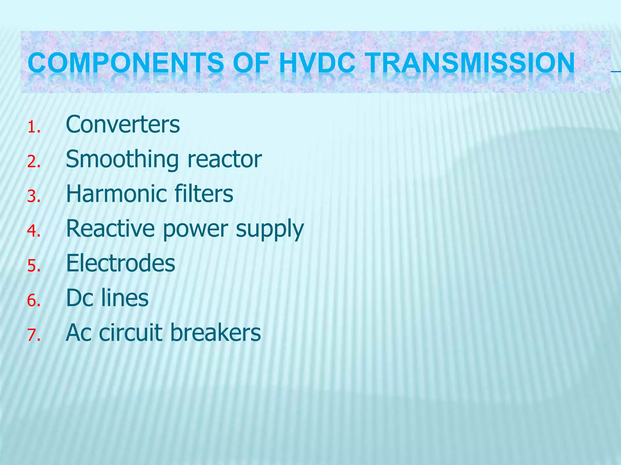 Hvdc transmission system | PPTX | Computer Networking | Computing