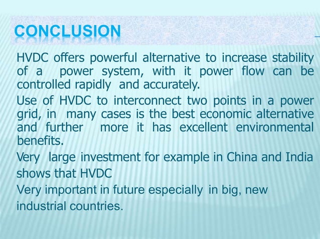 Hvdc transmission system | PPTX | Computer Networking | Computing