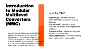 HVDC Transmission with Modular Multilevel Converters (MMC.pptx