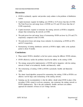 HIGH VOLTAGE DISTRIBUTION SYSTEM(HVDS). | DOCX | Gas and Electric ...