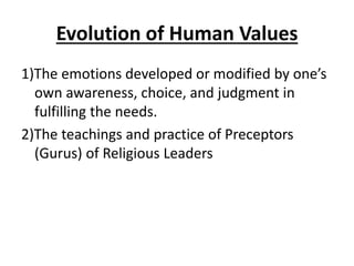 Human Values and Ethics | PPTX