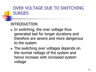 protection against overvoltages in power system | PPT