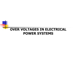 protection against overvoltages in power system | PPT