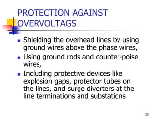 protection against overvoltages in power system | PPT