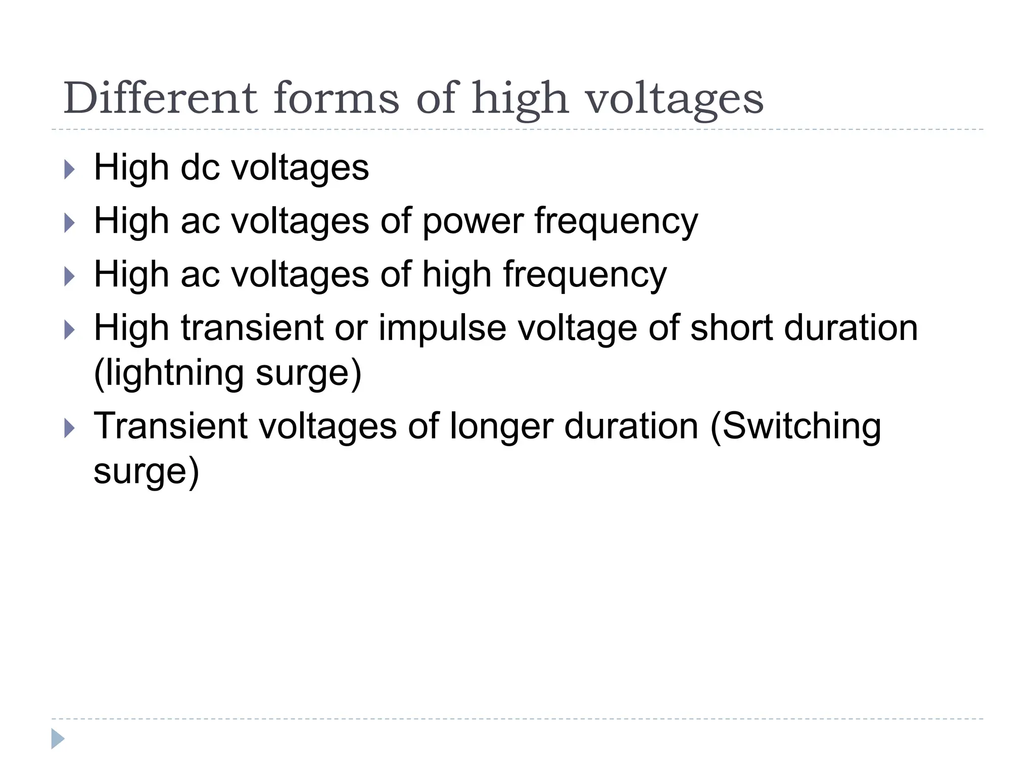 High Voltage Engineering Presentation_Basics | PPTX