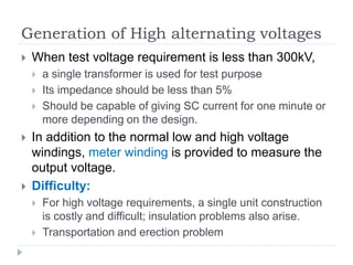 High Voltage Engineering Presentation_Basics | PPTX