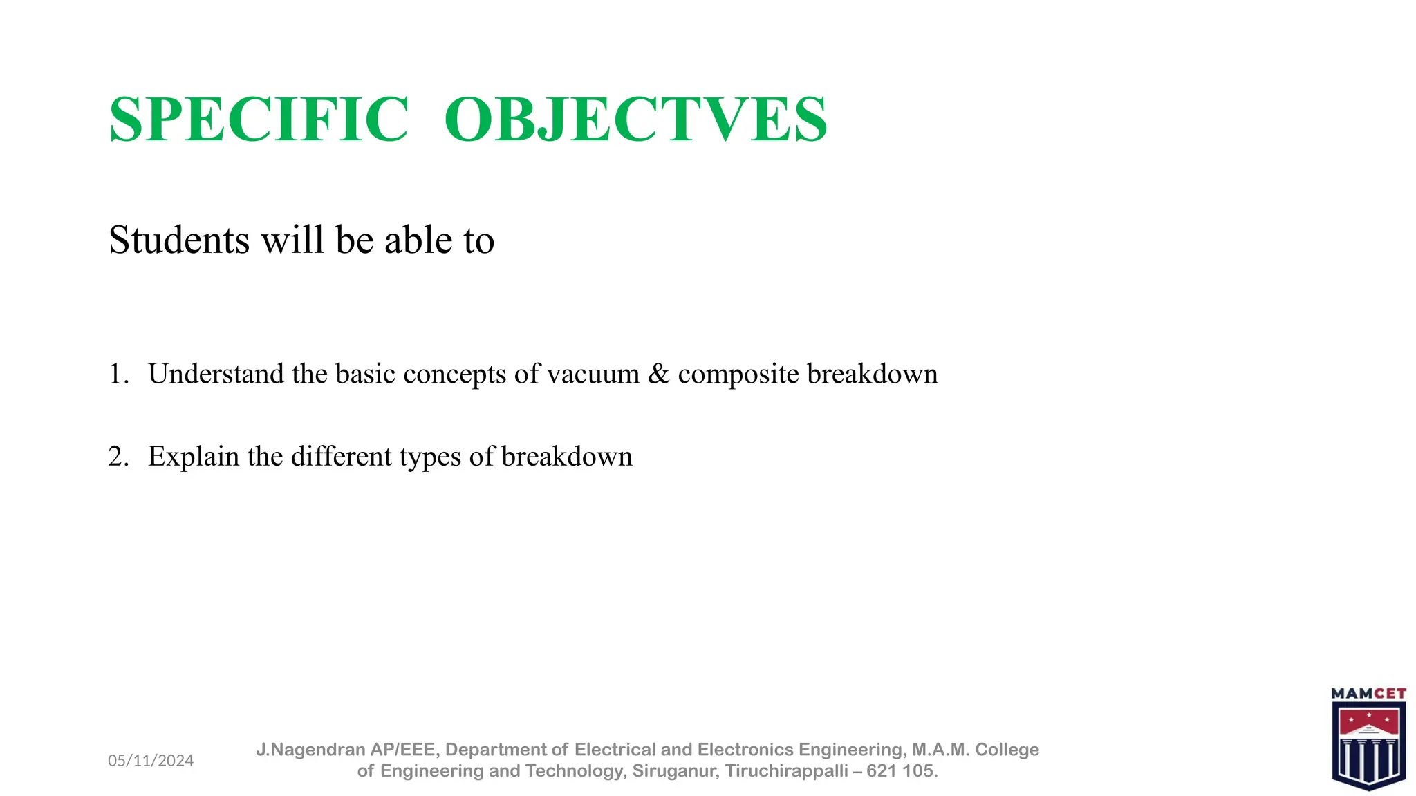HVE-UNIT-II T4 high voltage engineering.pptx