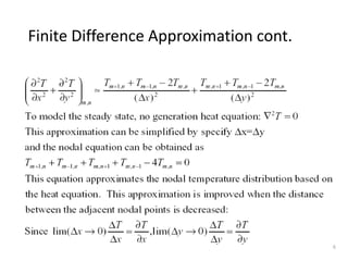 Finite difference method for charge calculation | PPT