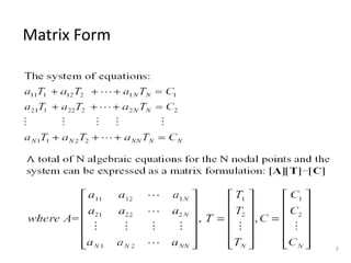 Finite difference method for charge calculation | PPT