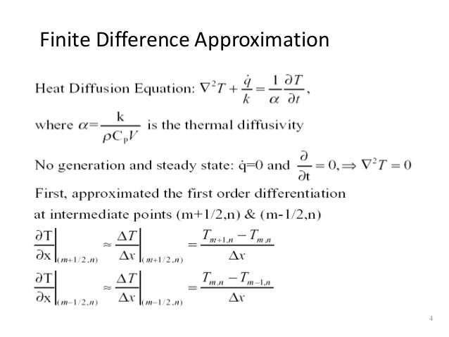Finite difference method for charge calculation