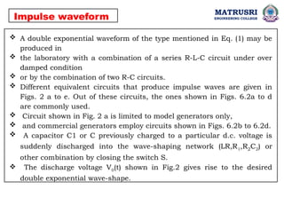 GENERATION OF HIGH VOLTAGES AND CURRENTS | PPTX
