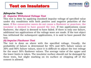 high voltahe testing(Insulators,Bushings,Circuit breaker).pptx