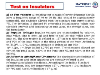 high voltahe testing(Insulators,Bushings,Circuit breaker).pptx