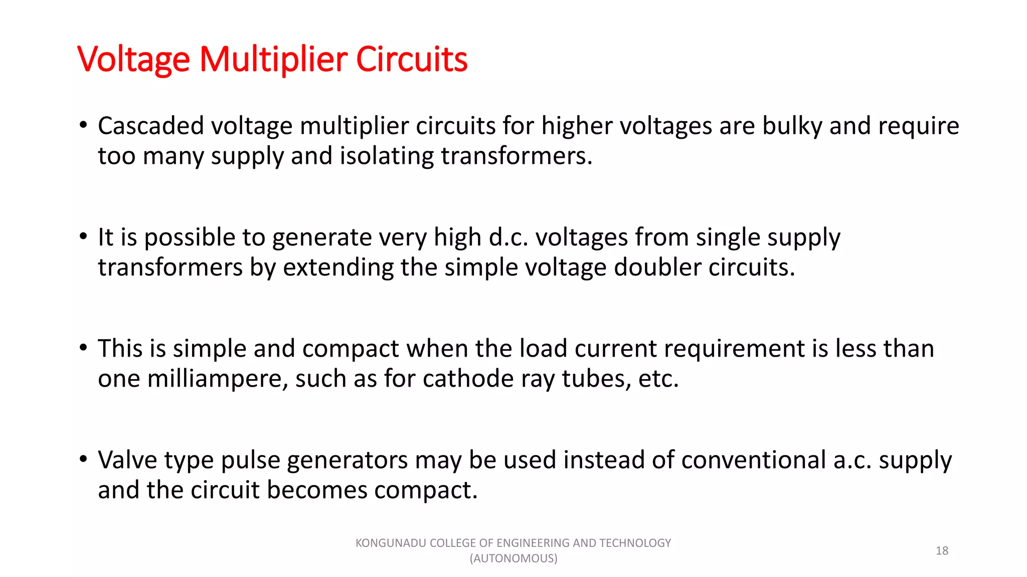 HVE UNIT III GENERATION OF HIGH VOLTAGES AND HIGH CURRENTS.pptx