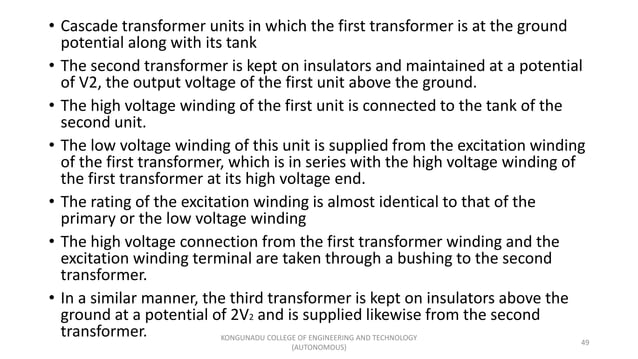 HVE UNIT III GENERATION OF HIGH VOLTAGES AND HIGH CURRENTS.pptx