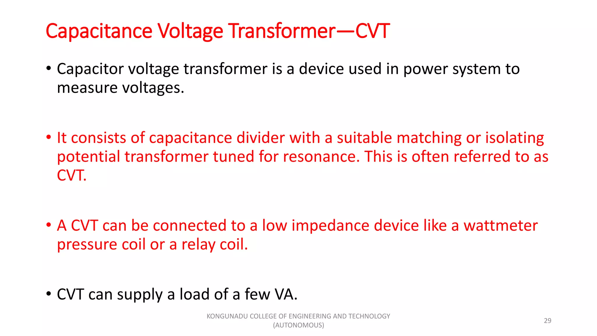 HVE UNIT IV MEASUREMENT OF HIGH VOLTAGES AND HIGH CURRENTS.pptx