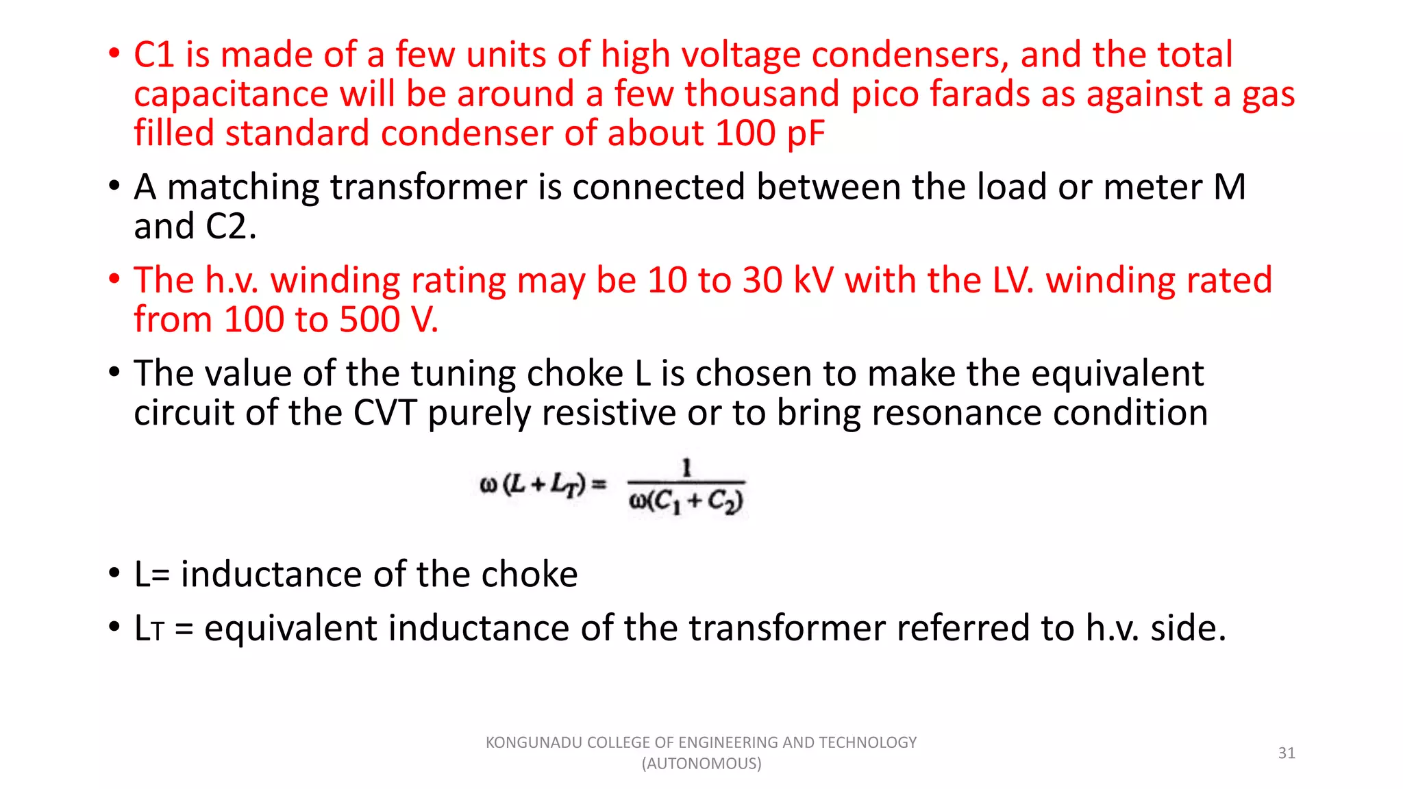 HVE UNIT IV MEASUREMENT OF HIGH VOLTAGES AND HIGH CURRENTS.pptx