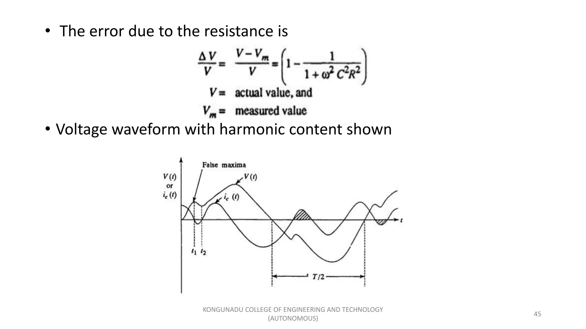 HVE UNIT IV MEASUREMENT OF HIGH VOLTAGES AND HIGH CURRENTS.pptx