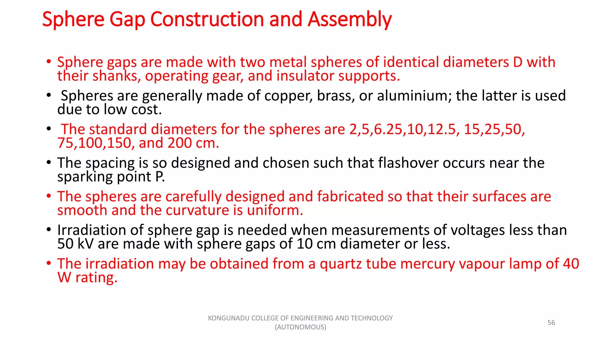 HVE UNIT IV MEASUREMENT OF HIGH VOLTAGES AND HIGH CURRENTS.pptx