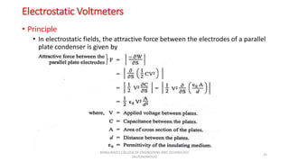 HVE UNIT IV MEASUREMENT OF HIGH VOLTAGES AND HIGH CURRENTS.pptx