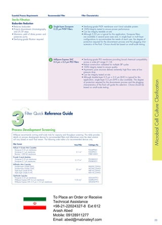 Filteration selection guide | PDF