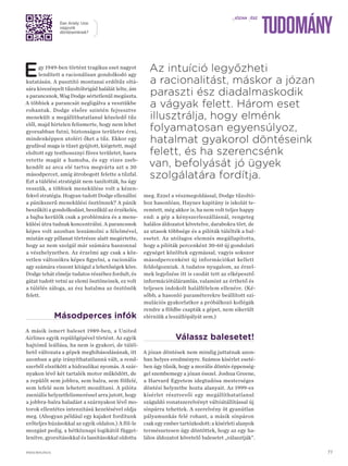 Az elme szerepe a döntéshozatalban | PDF