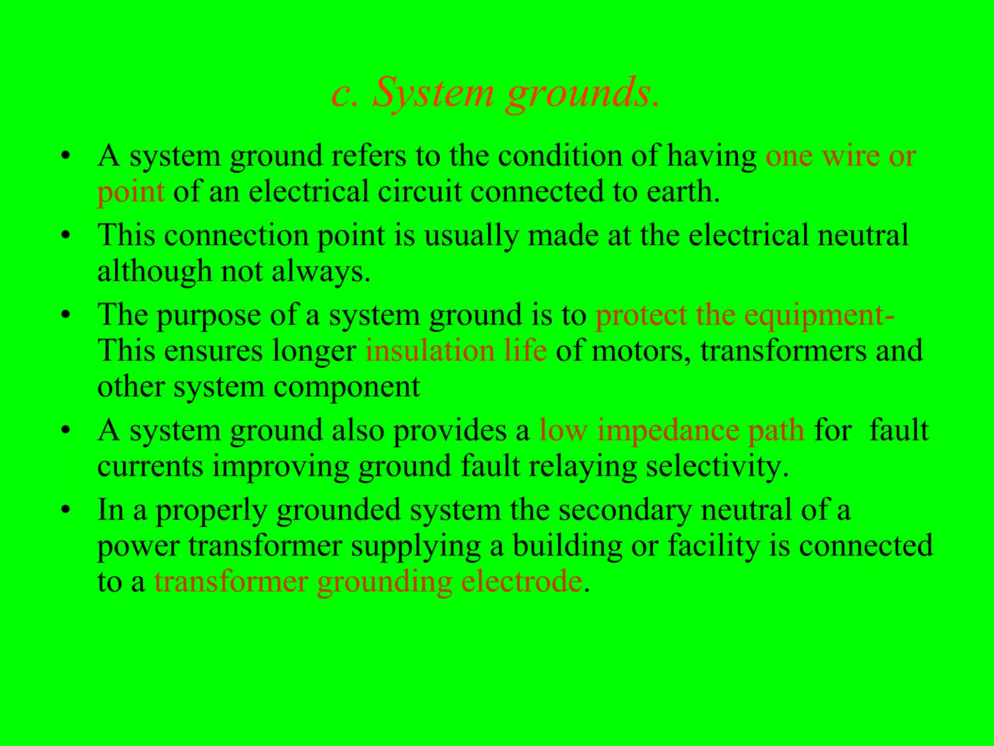 Hv grounding final | PDF