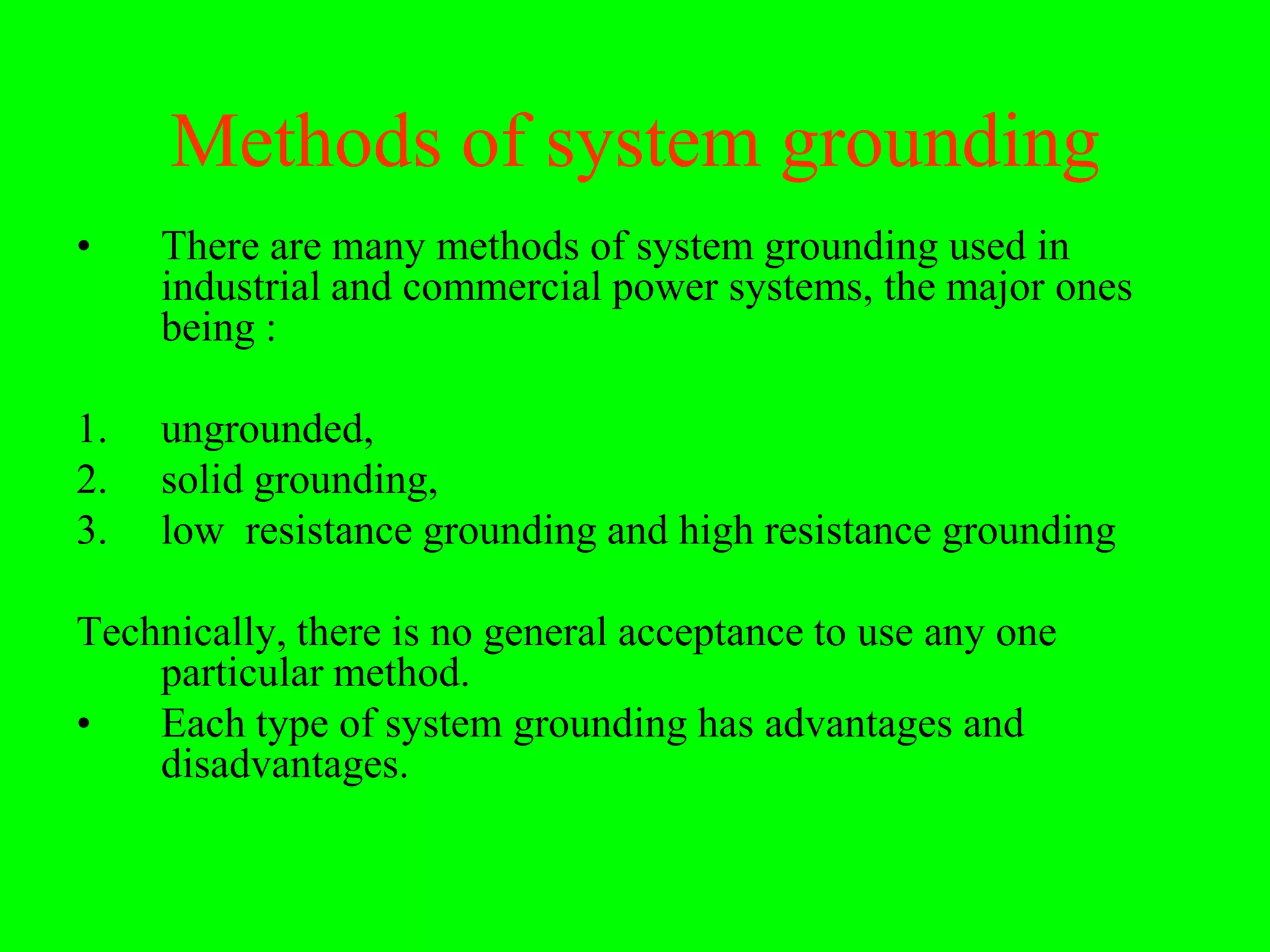 Hv grounding final | PDF