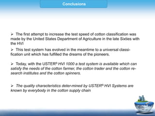 HVI (High Volume Instrument ) | PPTX