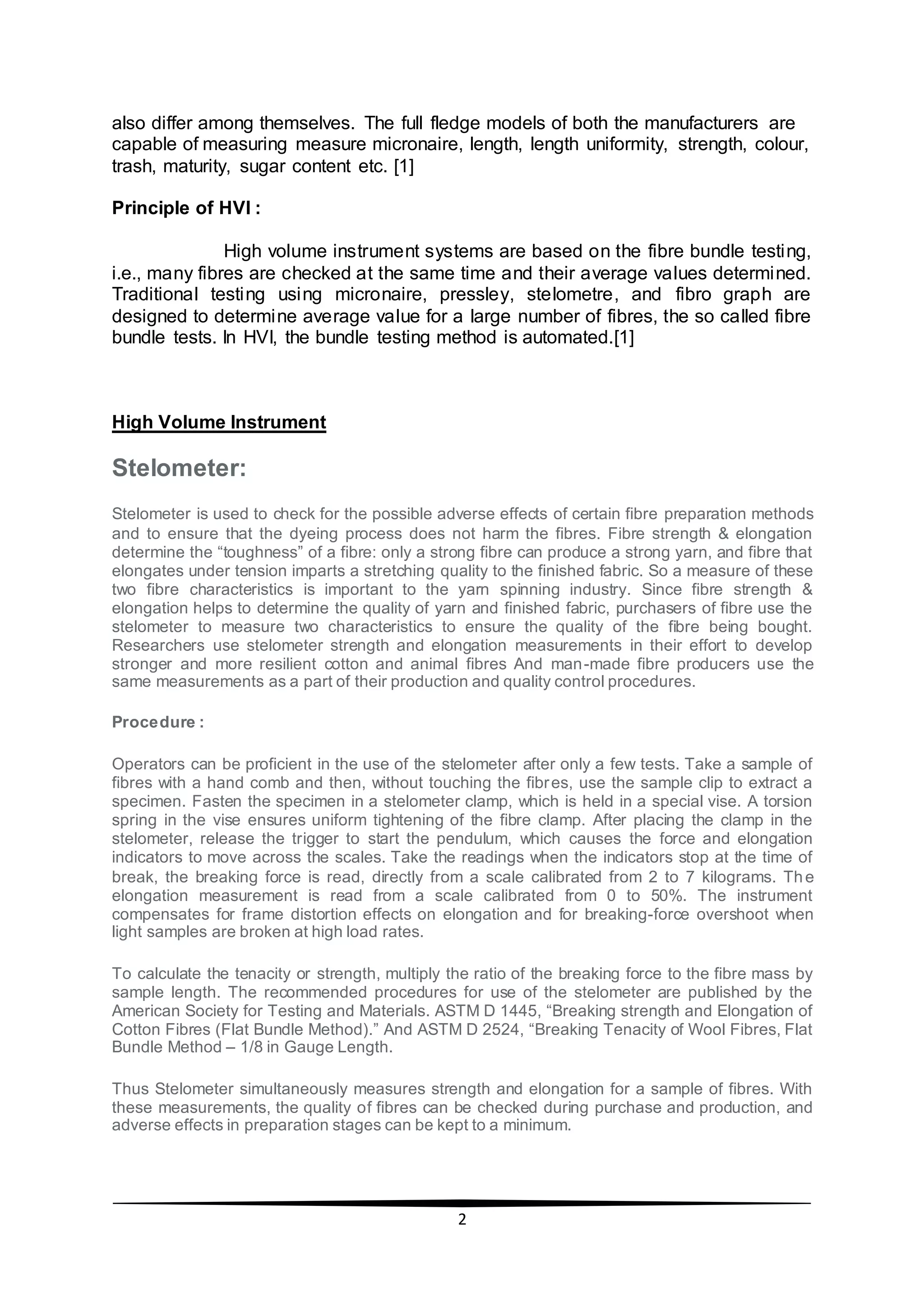 Hvi(high volume instrument) | DOCX