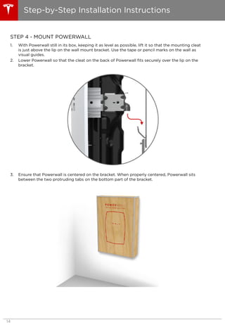 Tesla Powerwall installation manual | PDF