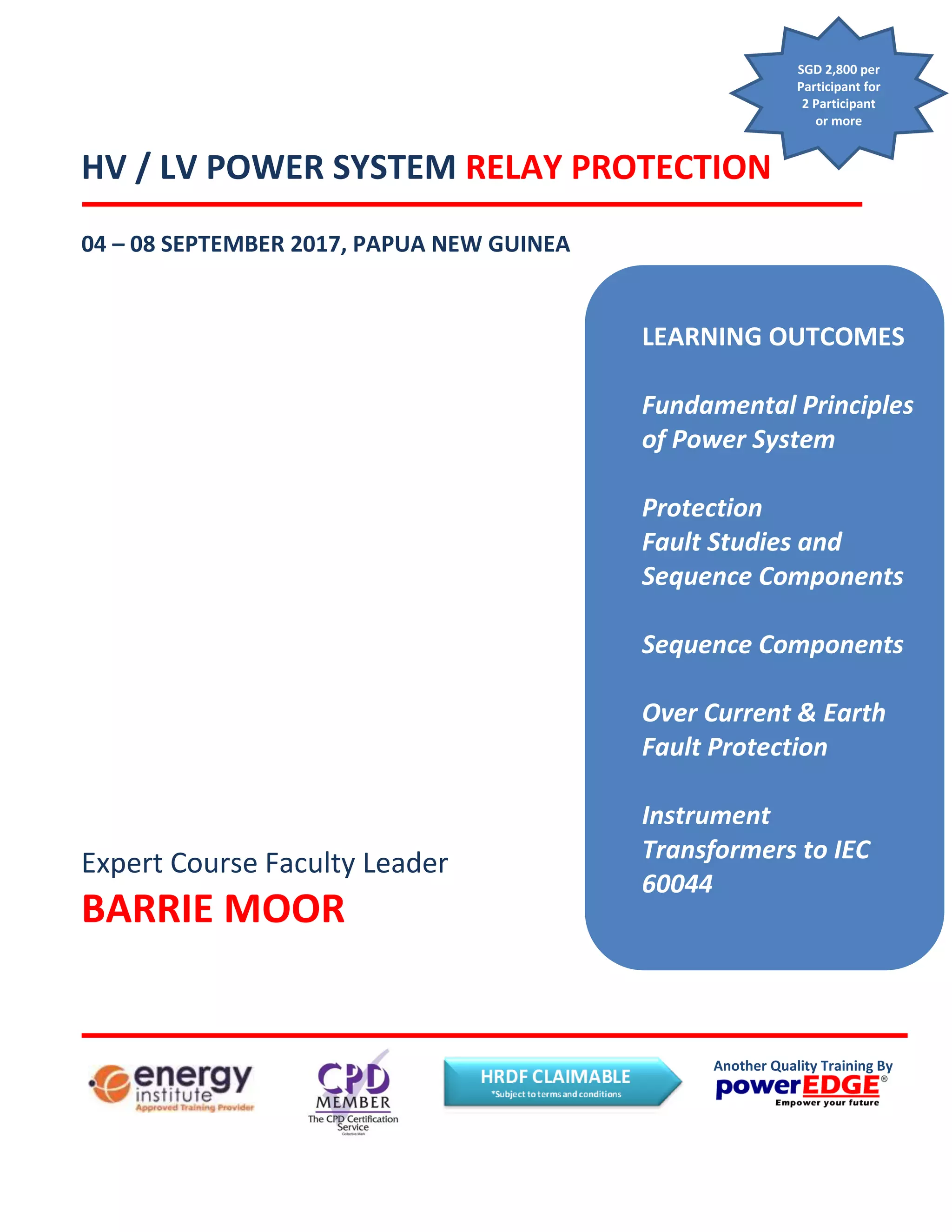 HV / LV POWER SYSTEM RELAY PROTECTION | PDF