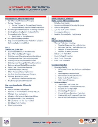 HV / LV POWER SYSTEM RELAY PROTECTION | PDF