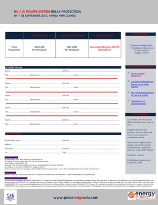 HV / LV POWER SYSTEM RELAY PROTECTION | PDF