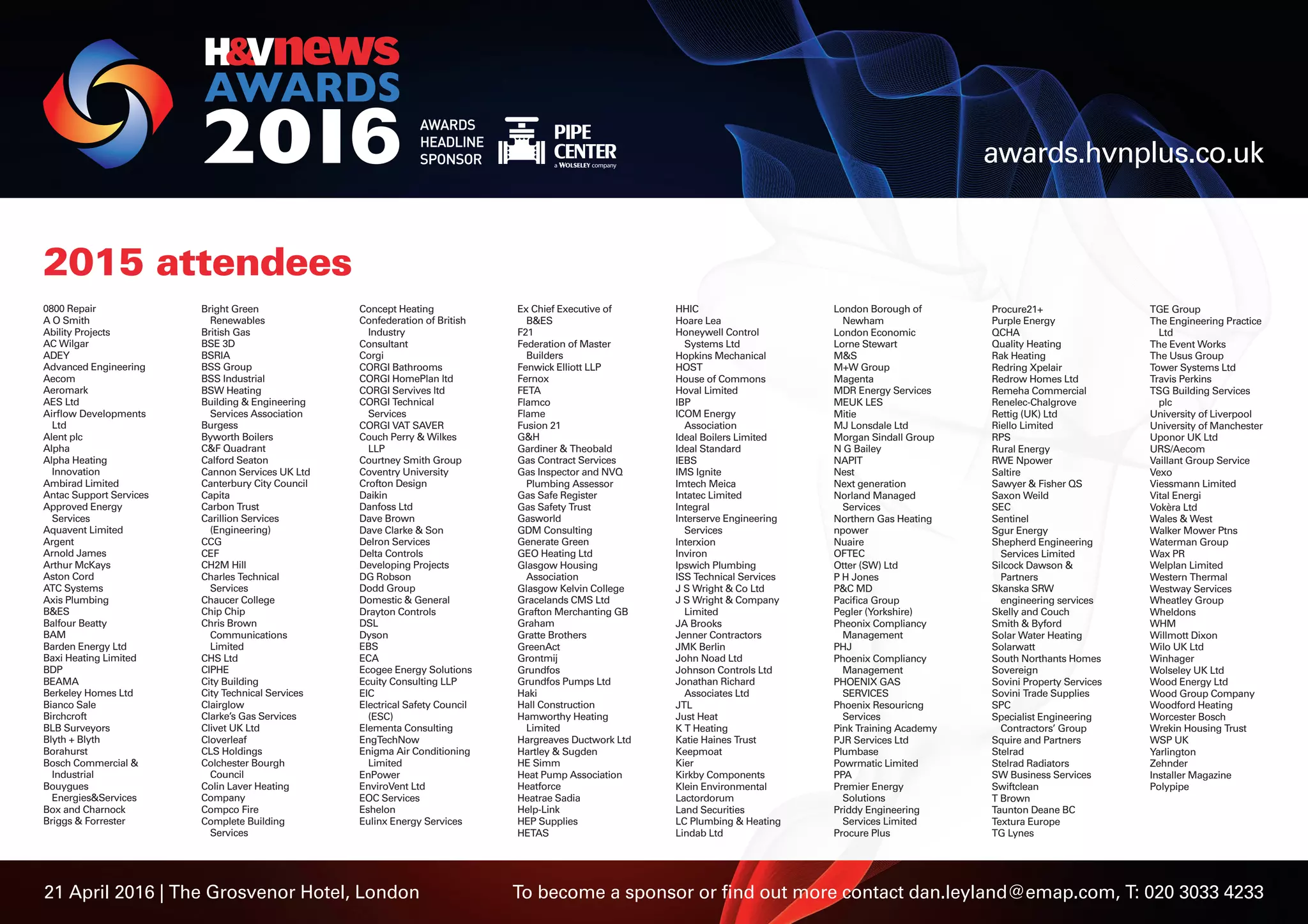 H&V News Awards 16 media pack | PDF