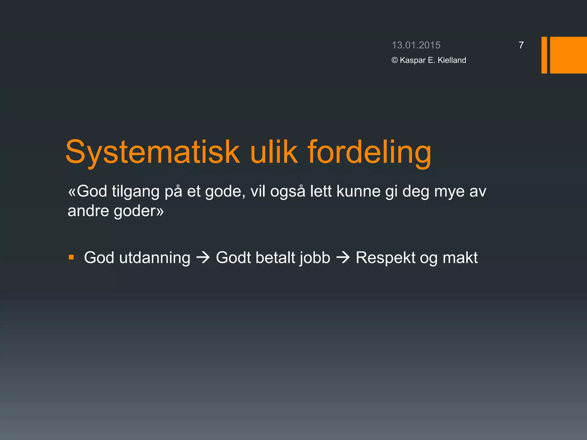 Hvordan kan goder fordeles | PPTX