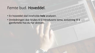 Hvordan skrive et kortsvar | PPT
