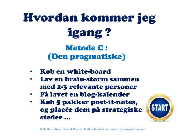 hvorfor-skal-jeg-have-en-blog | PPT