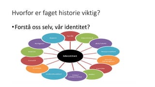 Hvorfor er faget historie viktig | PPTX
